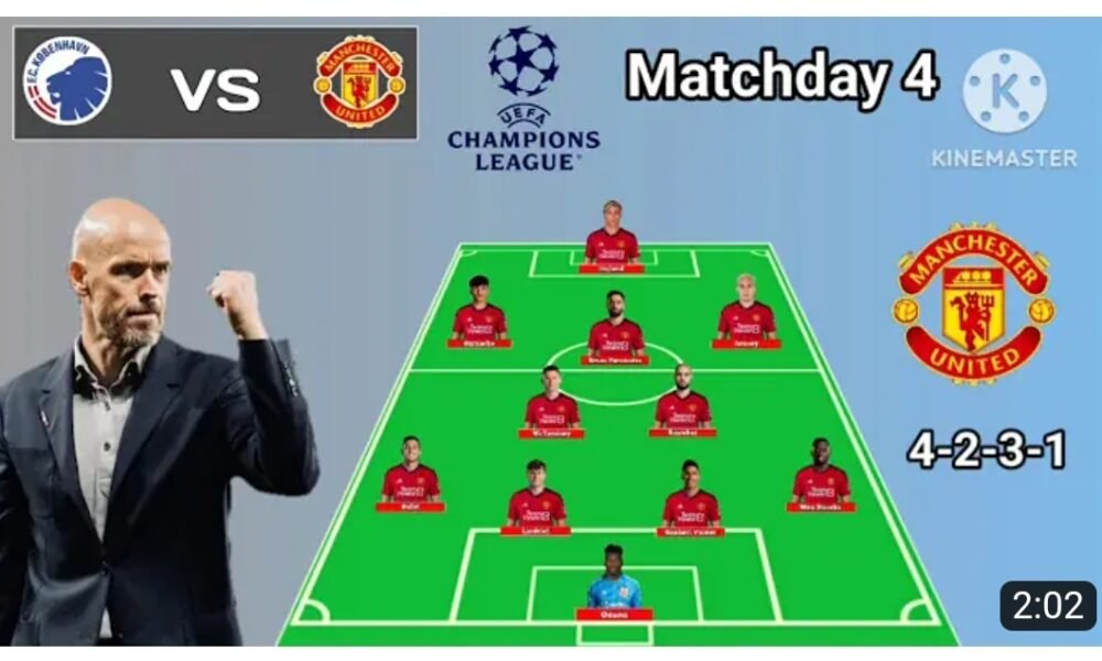 Manchester United line up today vs FC Copenhagen, Team news and injury ...
